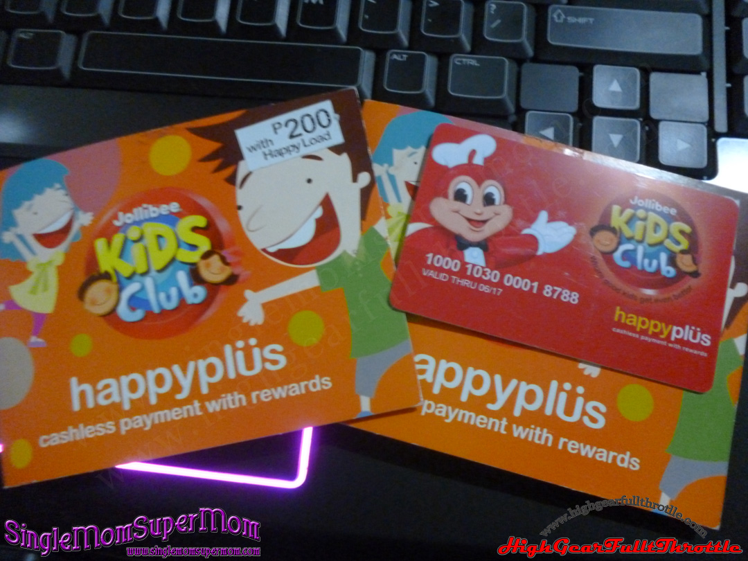 Jollibee Kids Club now with happyplus cards – High Gear Full Throttle
